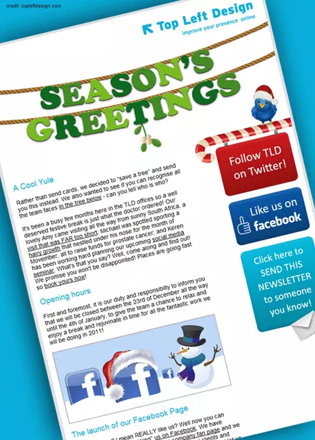 How to Find the Right Christmas Holiday Email Templates | Mailbird