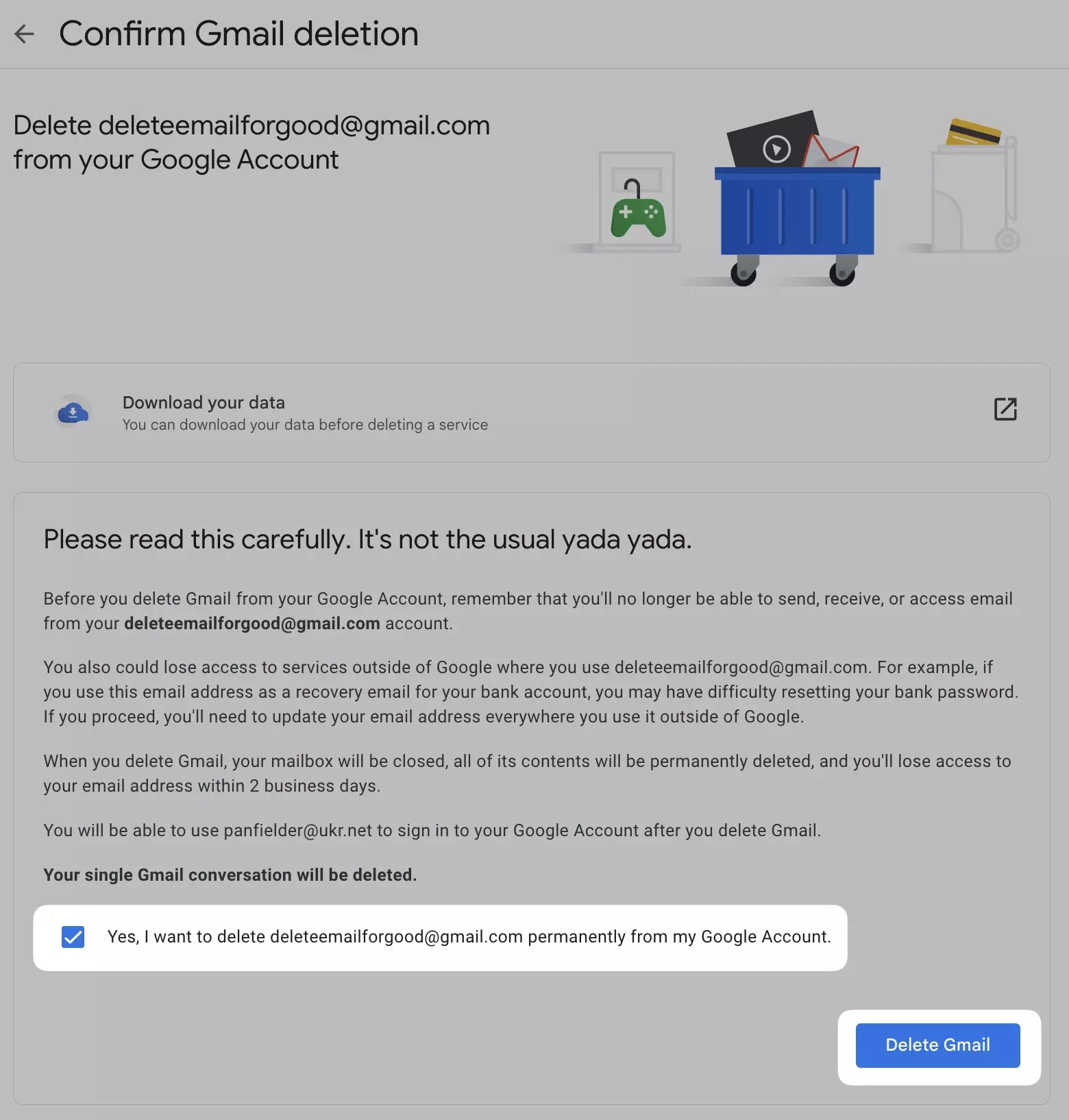 How to delete a Gmail account (Step-by-Step Guide) | Mailbird