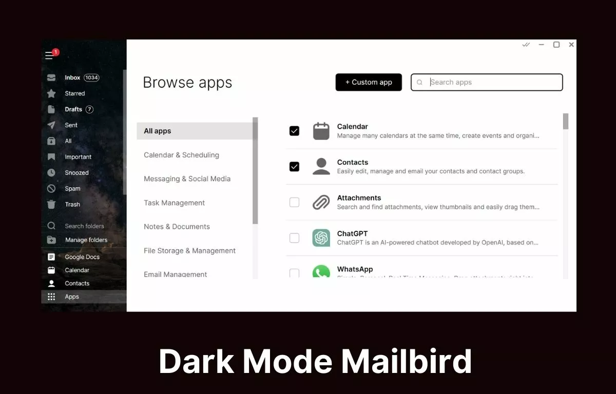 Benefits of Dark Mode in Email Clients | Mailbird