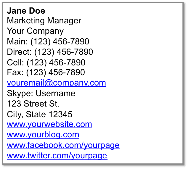 10 Examples of Business Email Signatures for 2020 - Mailbird 10 Examples of Business Email Signatures for 2020 - Mailbird